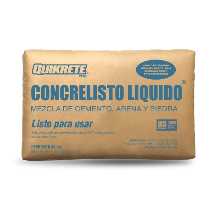 CONCRELISTO 280 TIPO I QUIKRETE X 40 KG - CERAMICORP CENTER